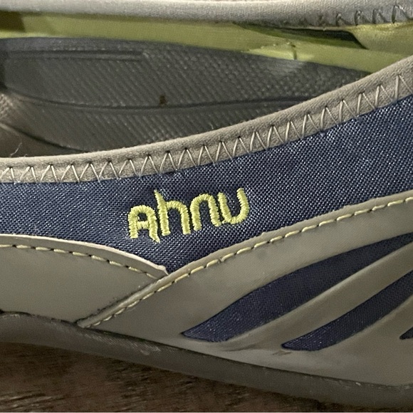 Ahnu | Shoes | New Womens Ahnu Dozer Blue Grey Green Sporty Slip On ...